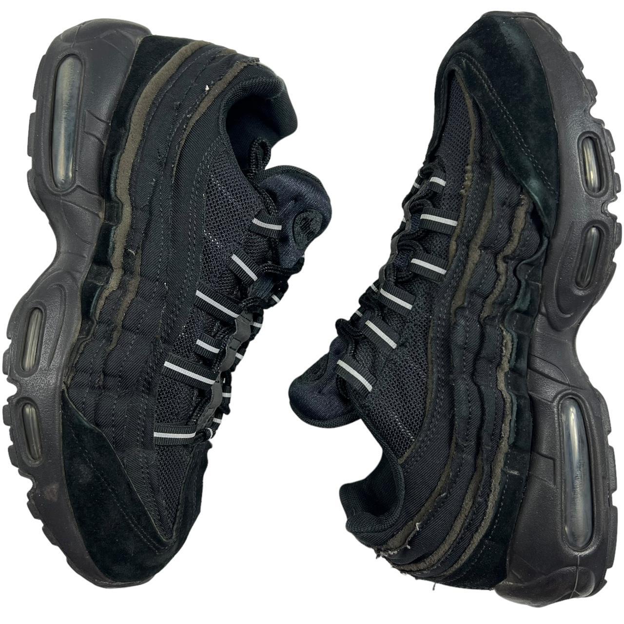 Nike x CDG Air Max 95 Black - Size UK 8 / US 9 / EU... - Depop