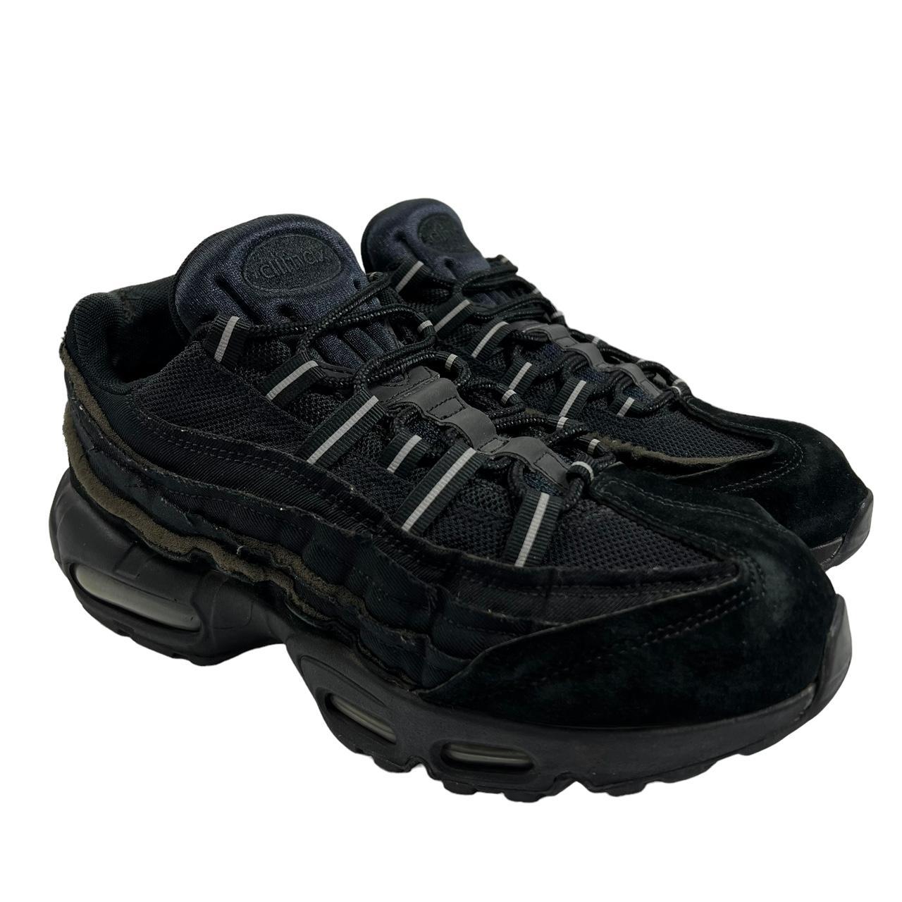 Nike x CDG Air Max 95 Black - Size UK 8 / US 9 / EU... - Depop