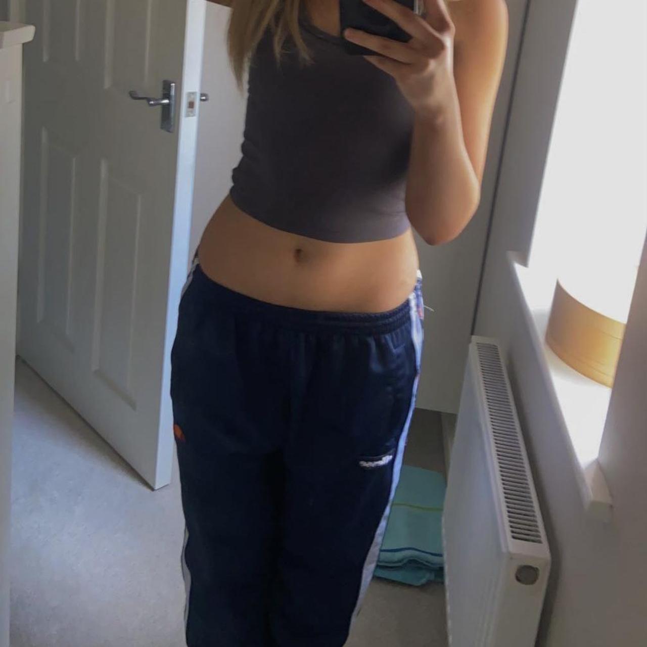 ellese popper trackies vintage ellese tracksuit... - Depop
