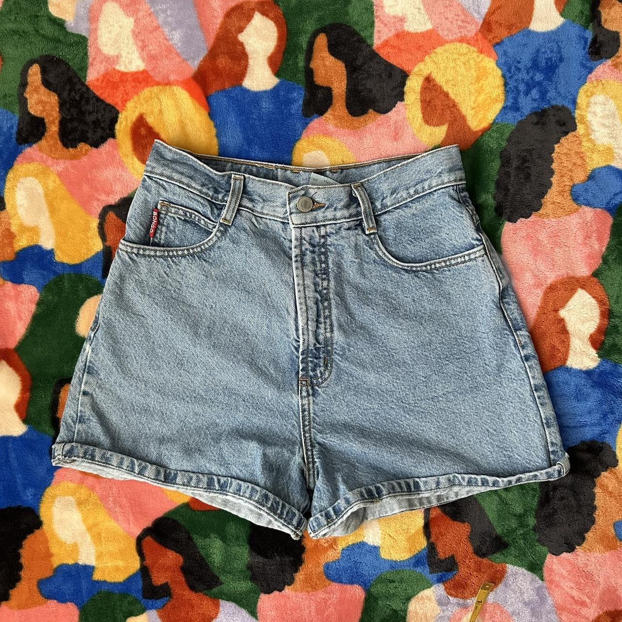 Bongo 90’s Vintage High Waisted Jean Shorts Size:... - Depop