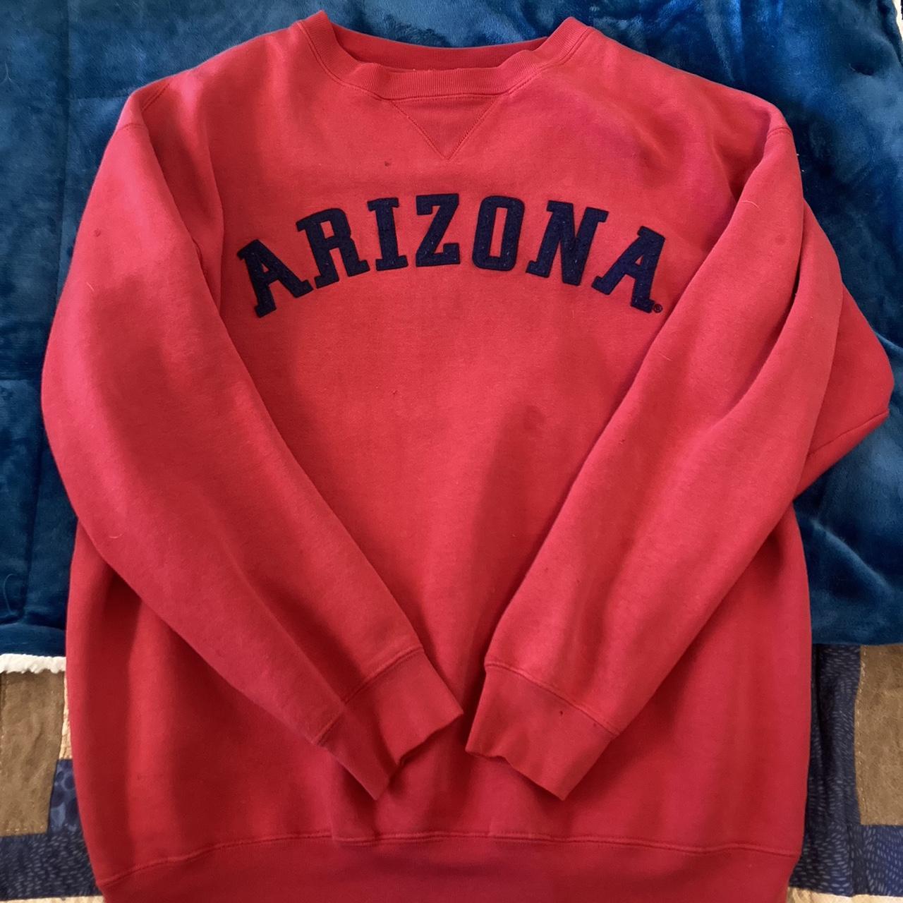 Arizona red crewneck. Has signs of wear but nothing... - Depop