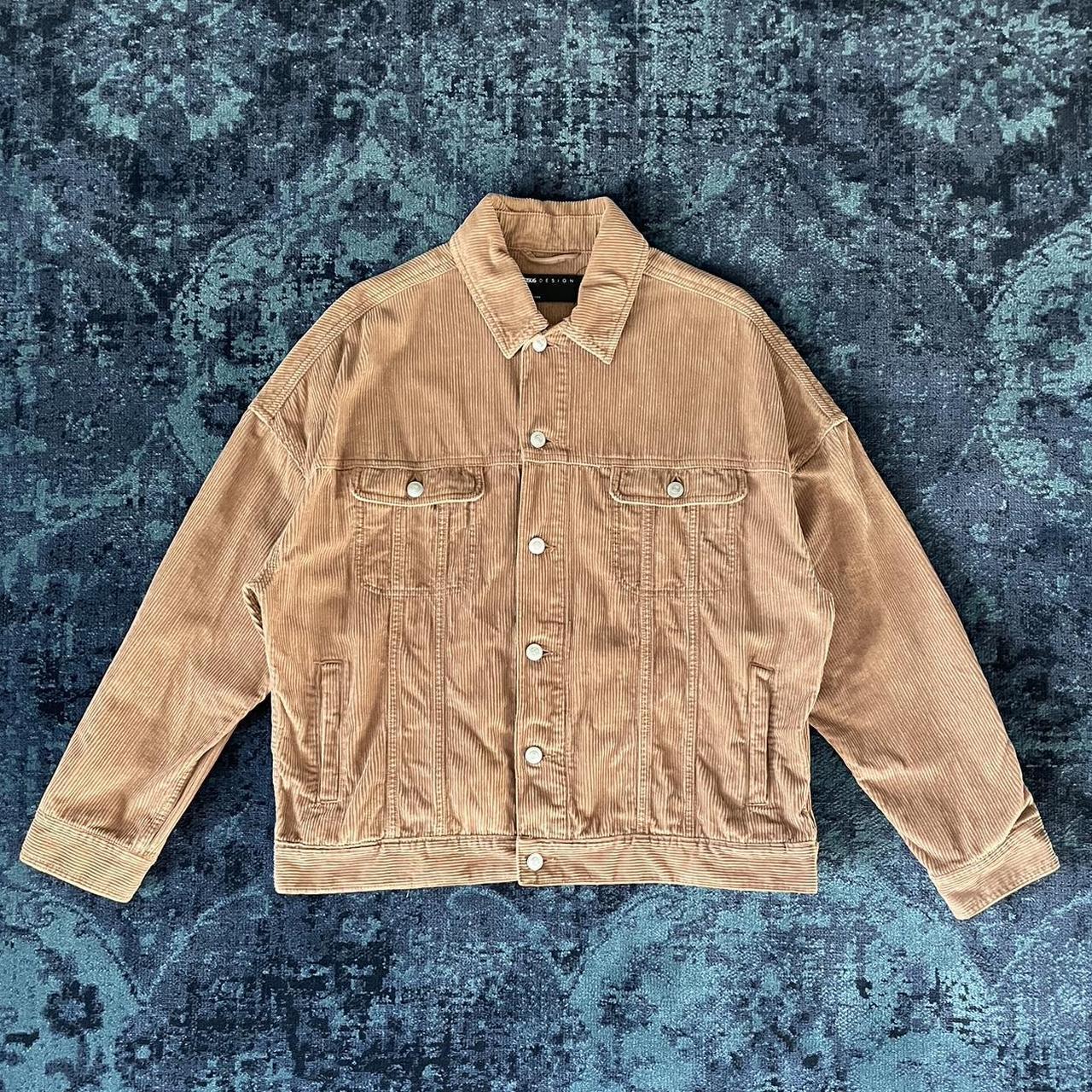 Asos Design Mens light Brown Corduroy Jacket ... - Depop