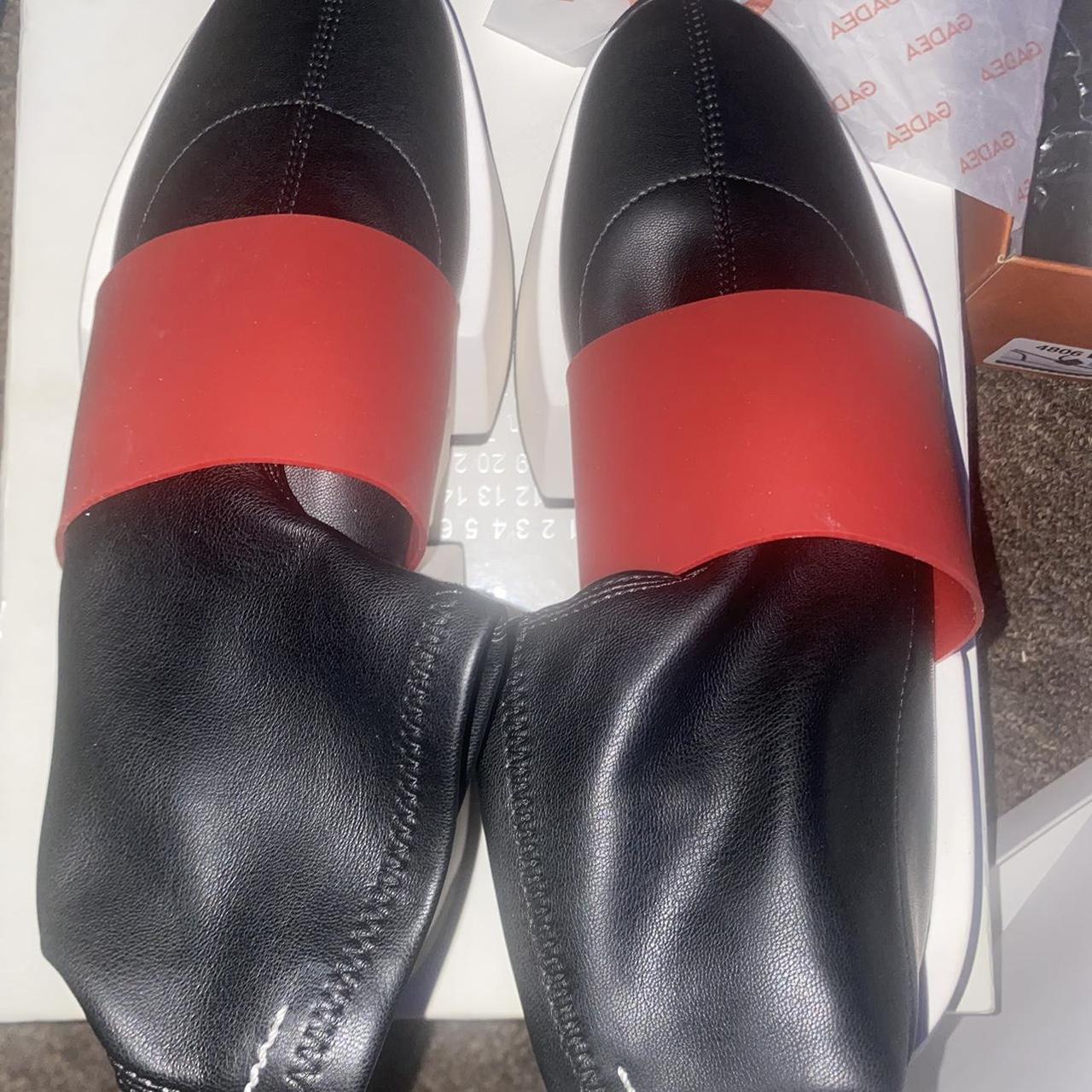 maison margiela sneakers #black #red #sneakers... - Depop