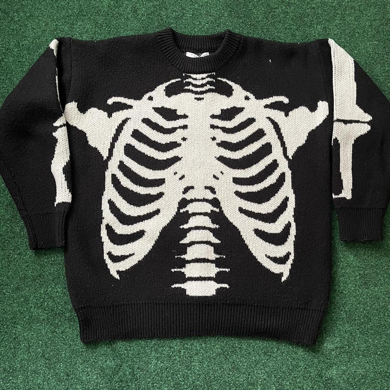 Skeleton Sweater THICK - Depop