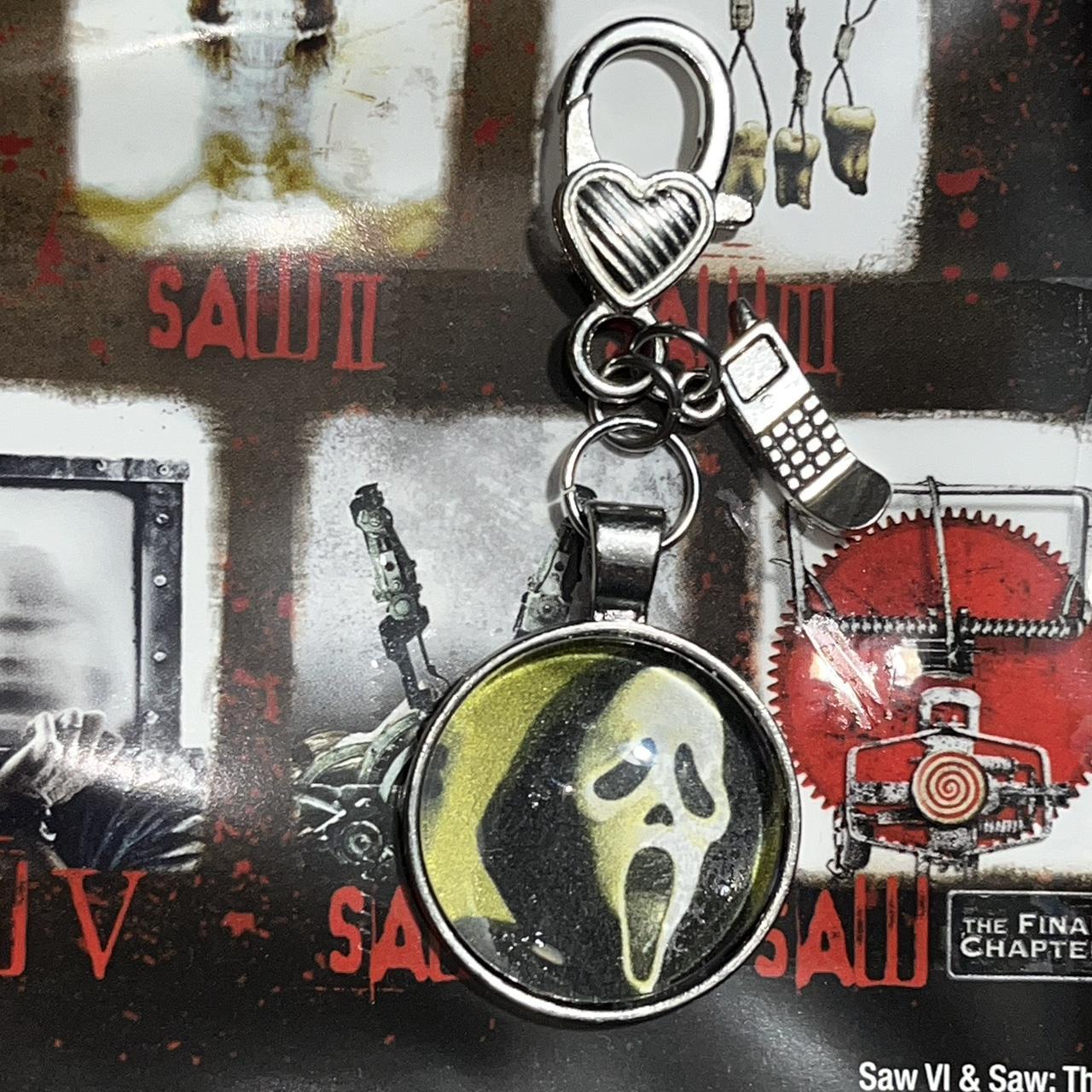 scream ghostface keychain handmade with love 🖤 this... - Depop