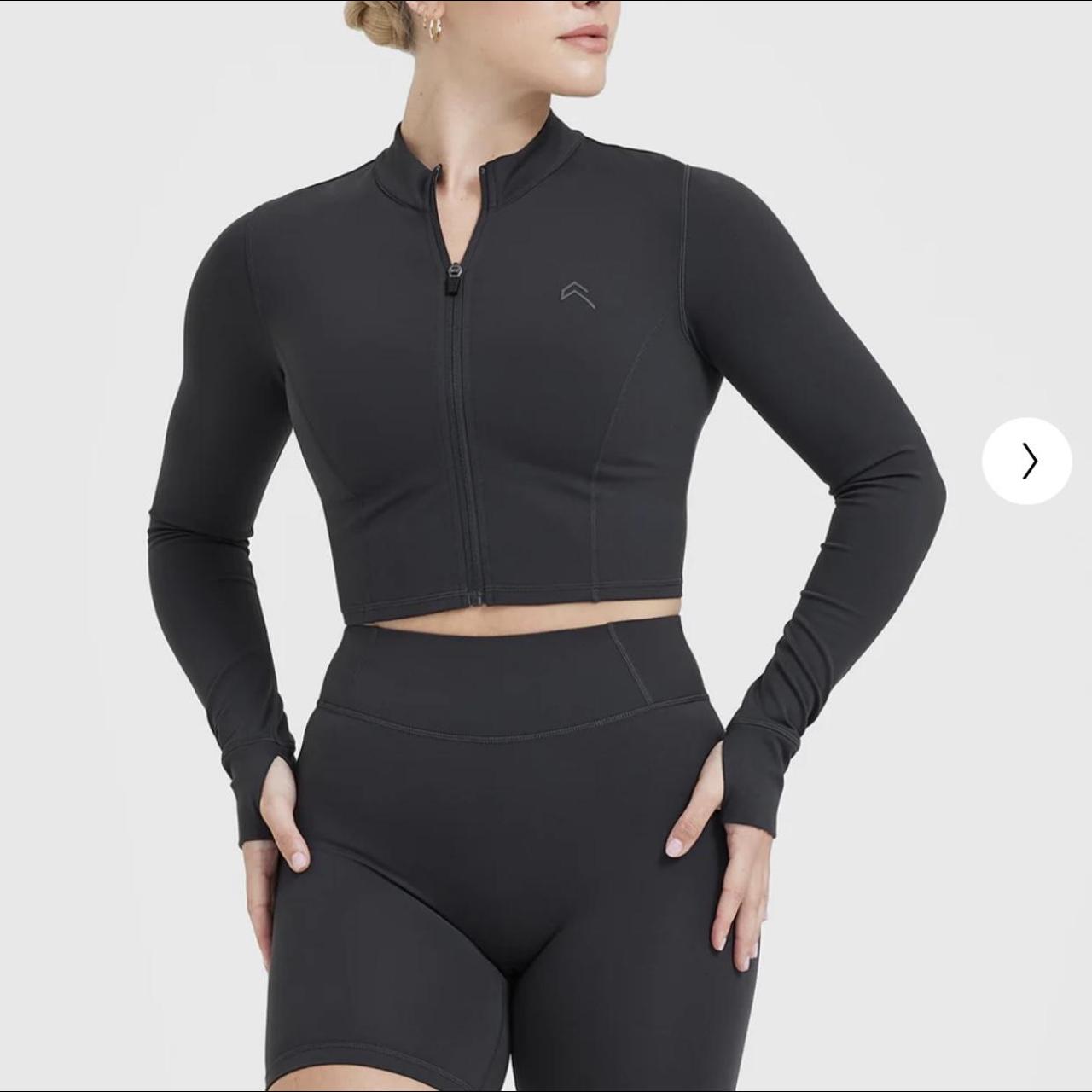 Oner Active Timeless Crop Jacket, color: Coal, new... - Depop