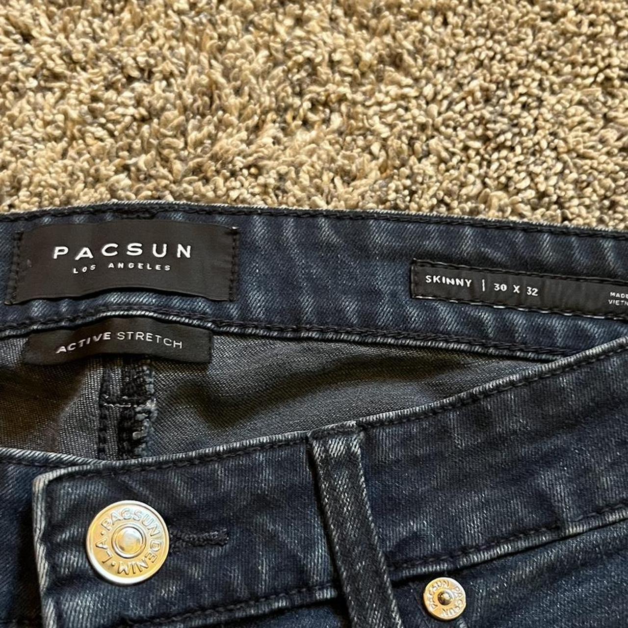 men’s pacsun dark skinny jeans 30x32 message me for... - Depop