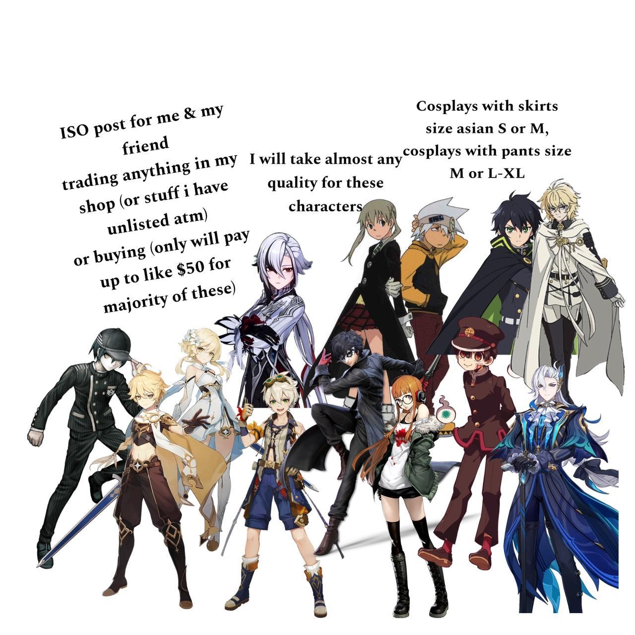 ISO cosplay trading mostly iso: shuichi saihara... - Depop