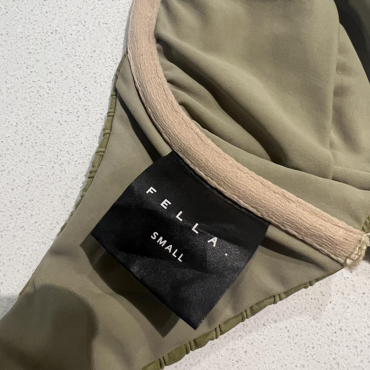 FELLA swim size small Olive colour Top only - Depop