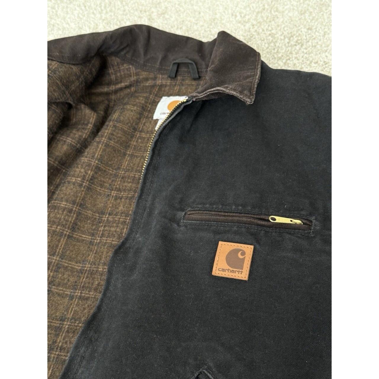 NWOT Carhartt Vintage Detroit LARGE jacket J97 BLK | Depop