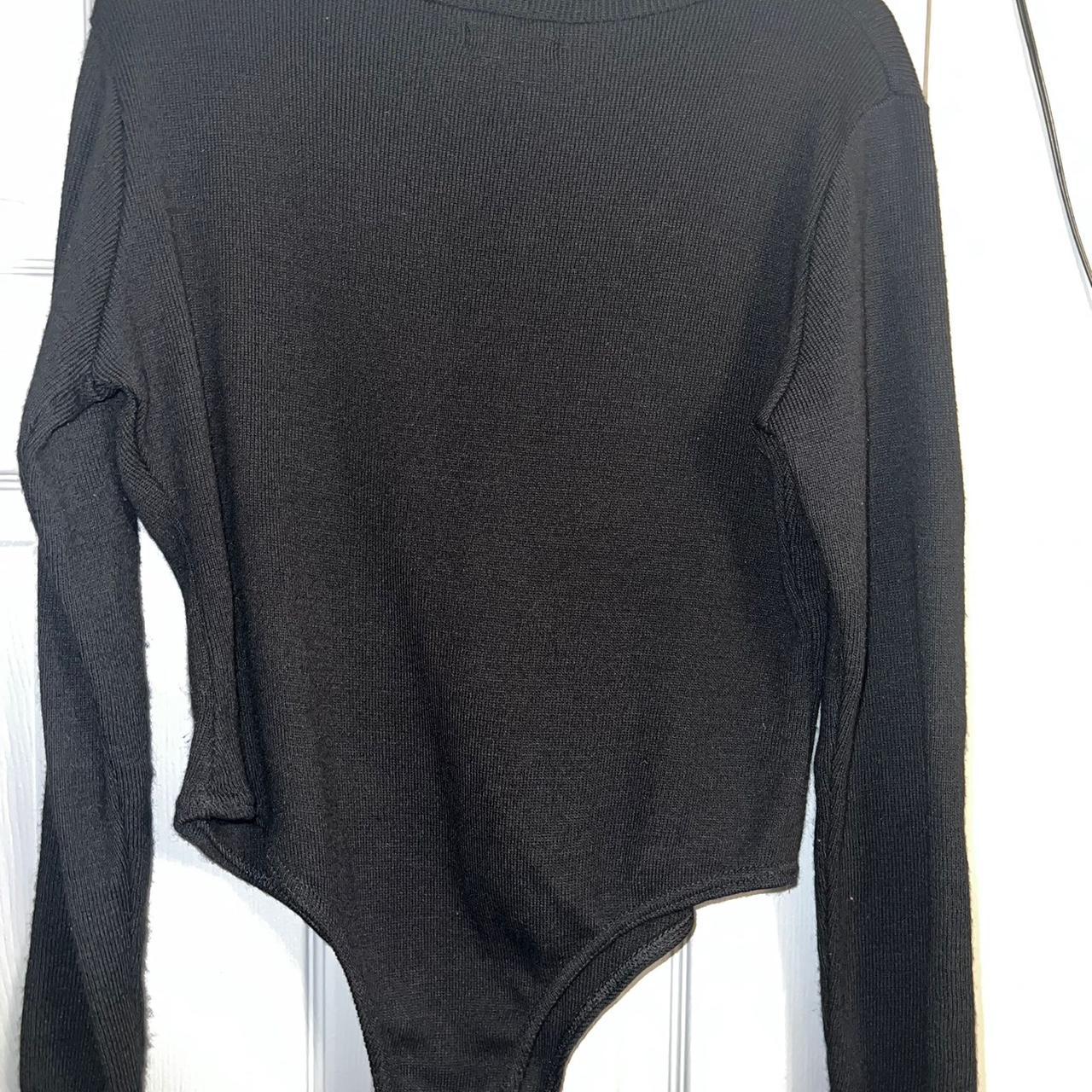 PLT Bodysuit Black Pretty Little Thing Bodysuit... - Depop