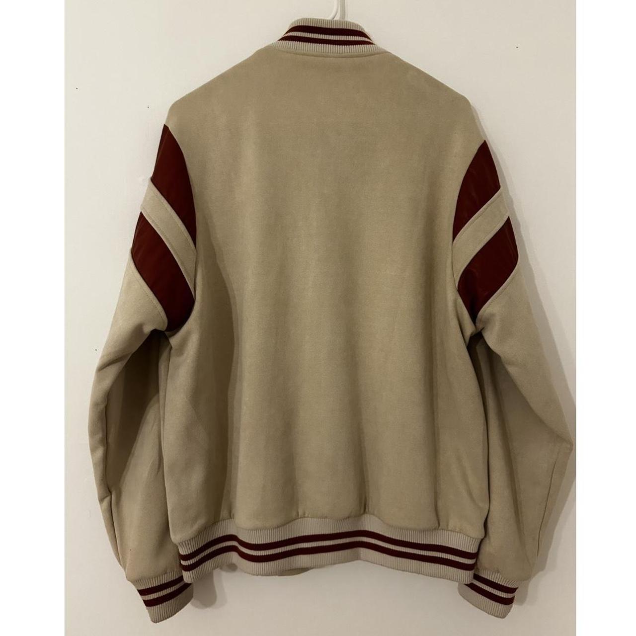 Aelfric Eden Large Varsity Jacket (small stain on... - Depop