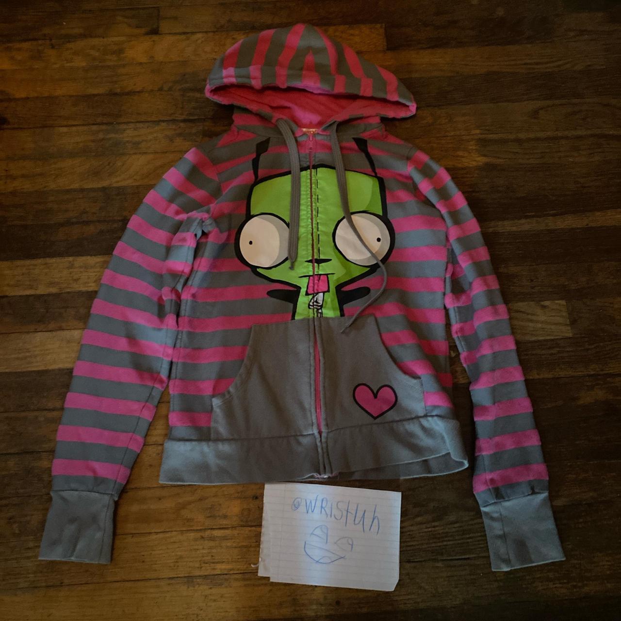 Super fire gir invader zim zip up size medium fits a... | Depop
