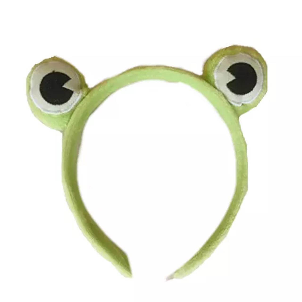 Muppets Frog Kermit Headband Head Band Eyes Ears One... - Depop