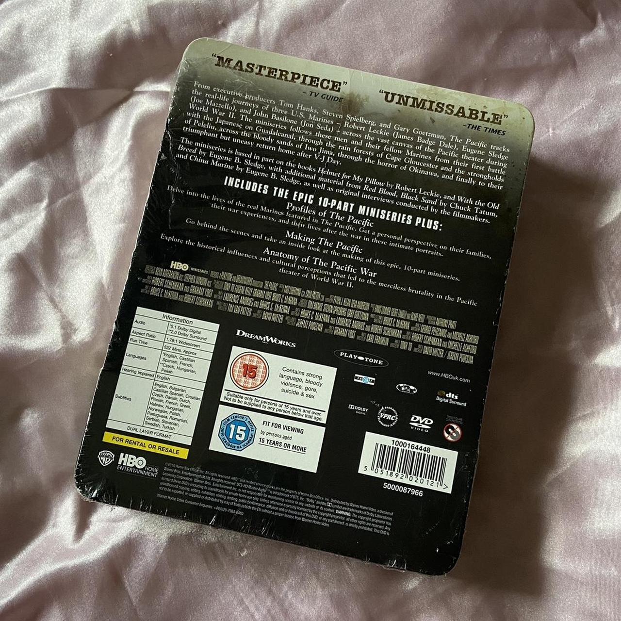 The Pacific DVD Tin Box Set still partially... - Depop