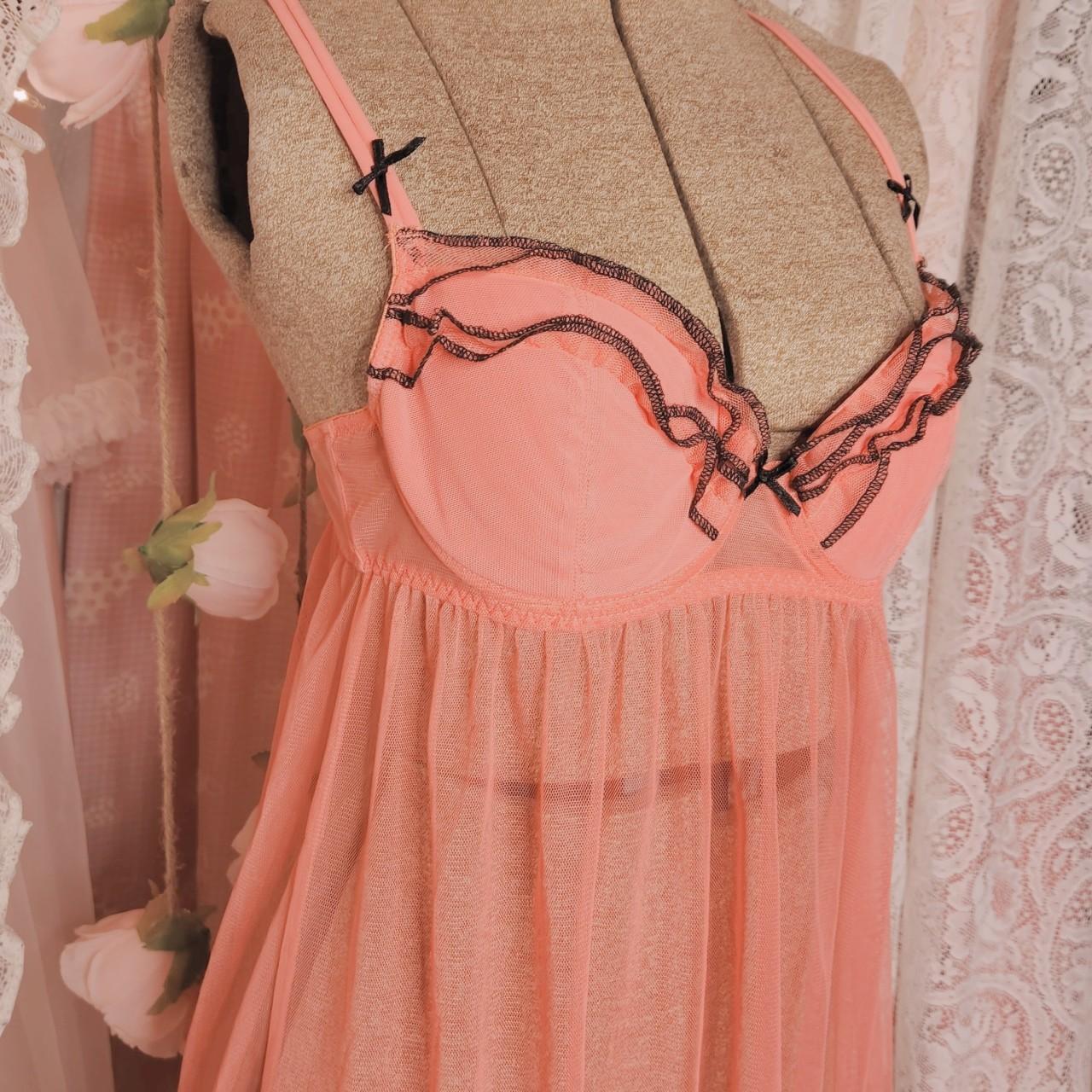 ୨୧ frilly mesh slip dress ୨୧ Size 34b, best fits... | Depop