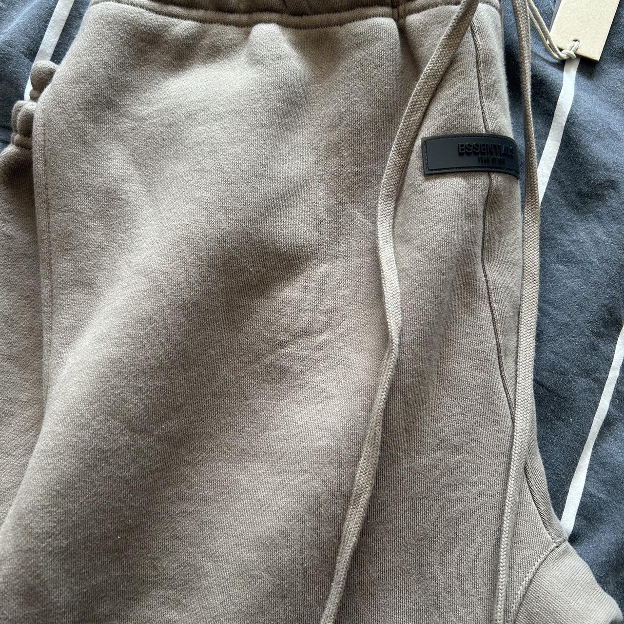 Fear of god essentials joggers. -beige/desert taupe.... - Depop