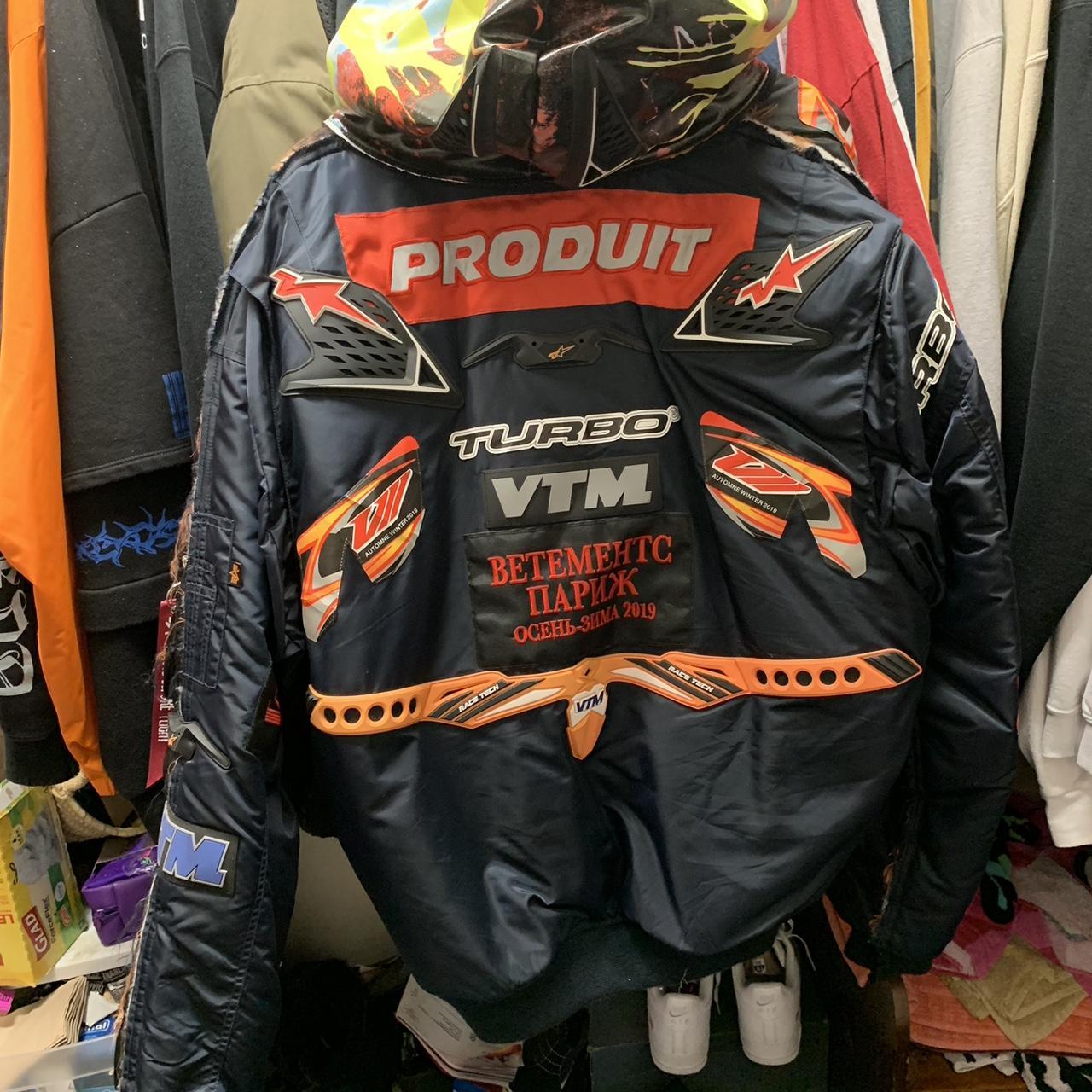 Vetements racer bomber jacket Open to... - Depop