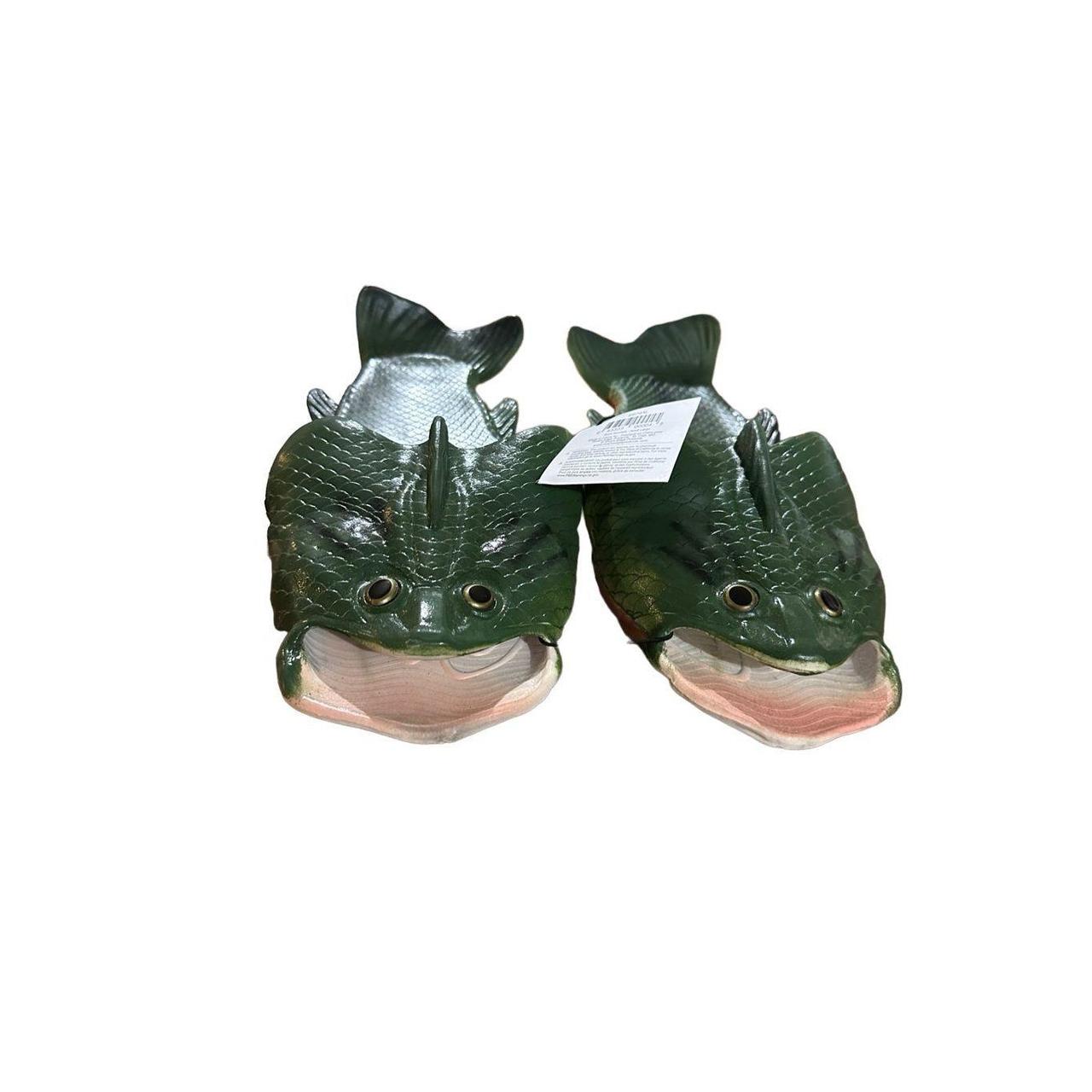 New Rivers Edge Mens Bass Fish Flip Flop Sandals... - Depop