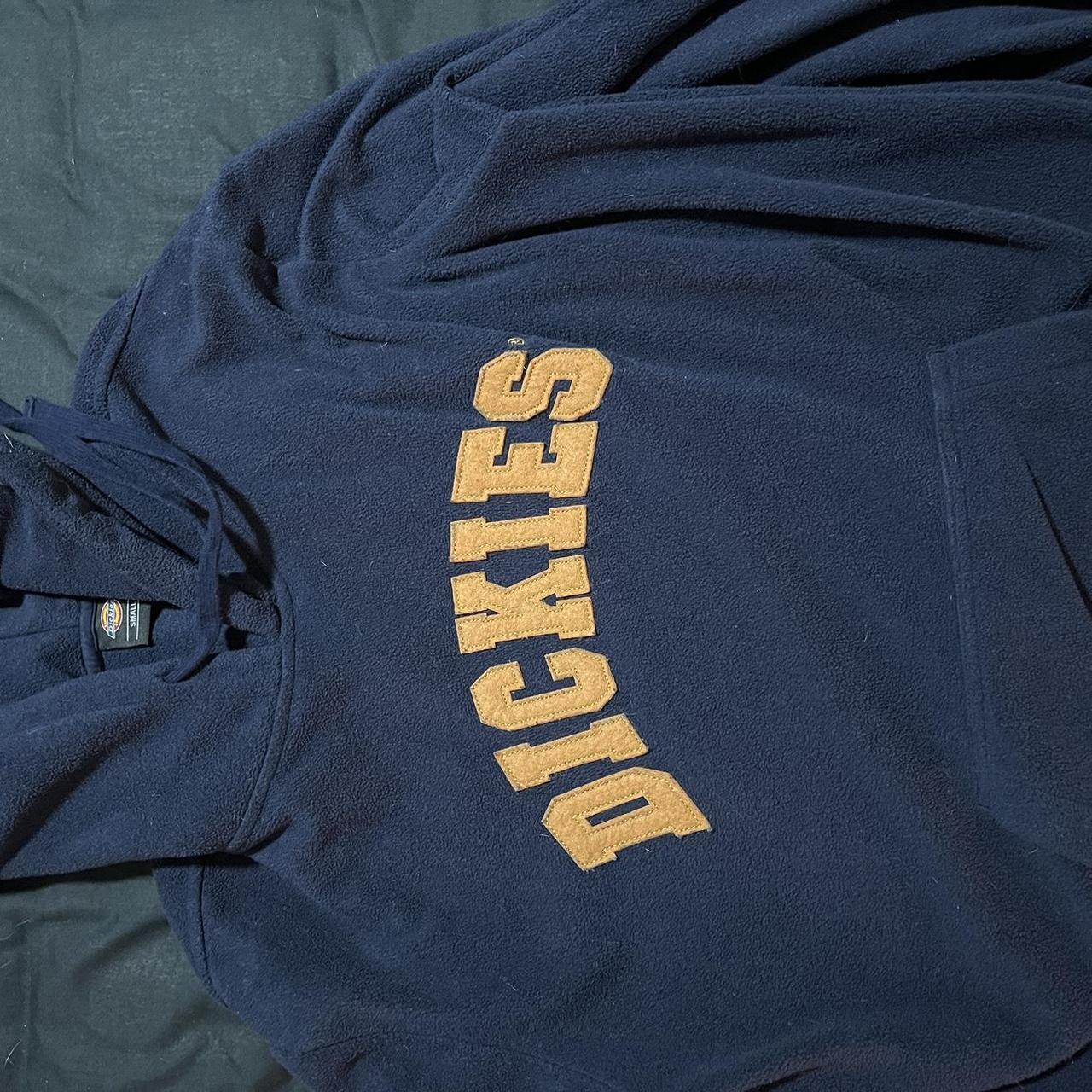 Mens Navy Blue Dickies Hoodie Depop