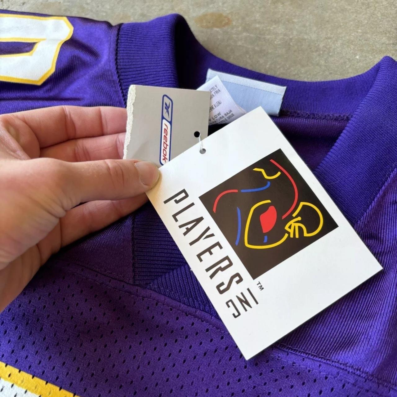 Reebok Minnesota Vikings Cris Carter purple jersey... - Depop