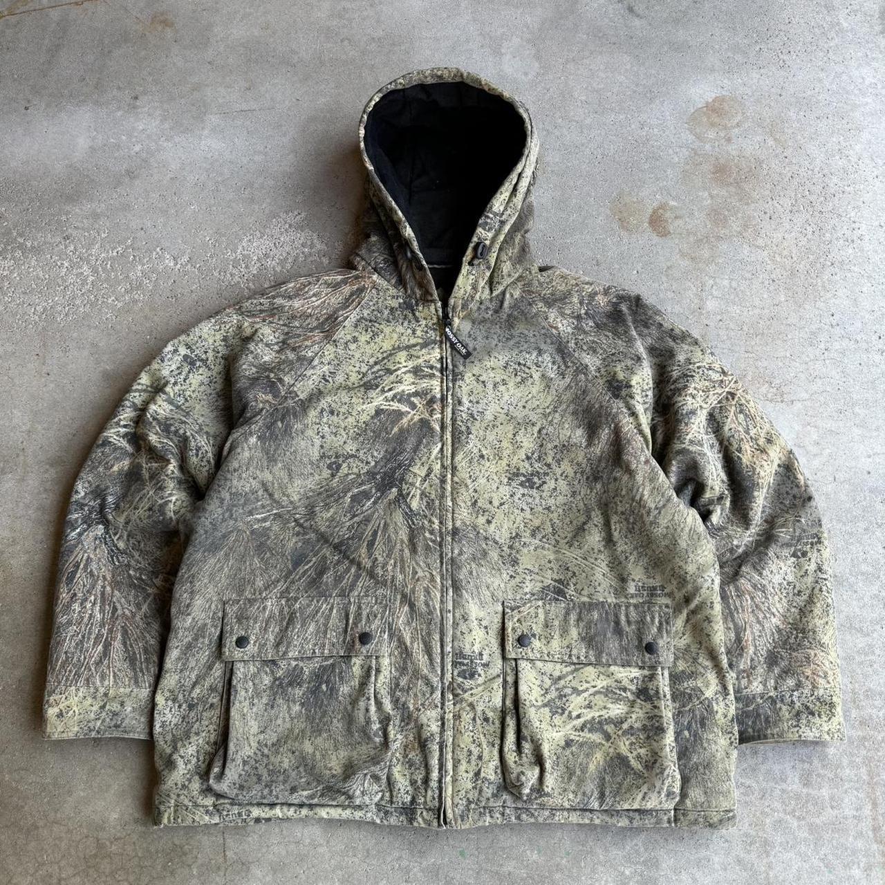 Mossy oak camo jacket Condition:Has fading/spots - Depop