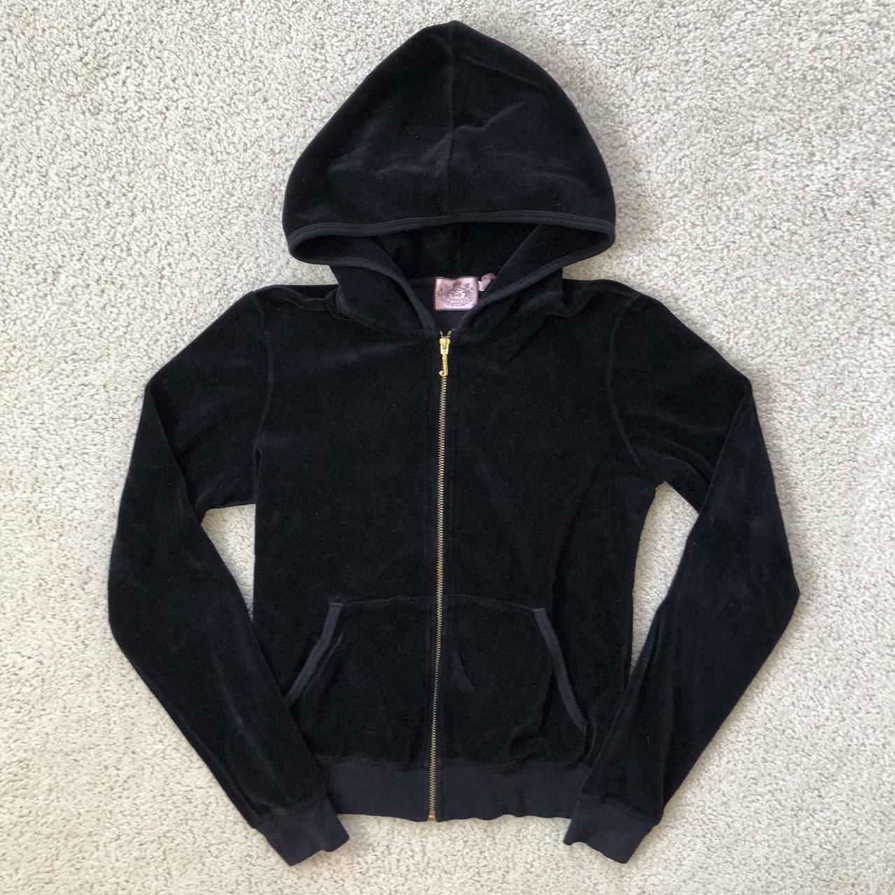 Juicy Couture Velour Jacket Women's Full-Zip Hoodie... - Depop