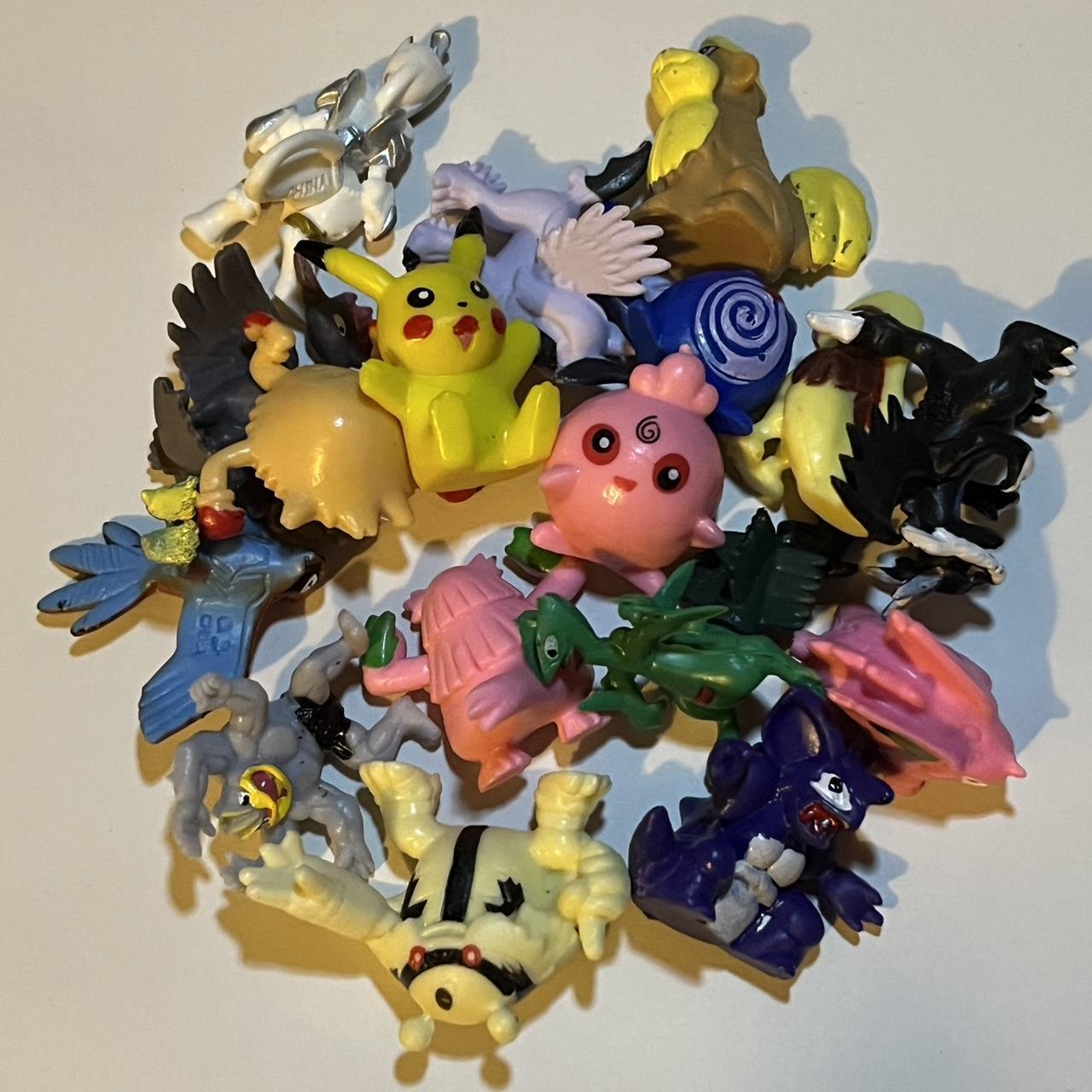 17 tiny pokemon figures 🫶 These are in okay... - Depop