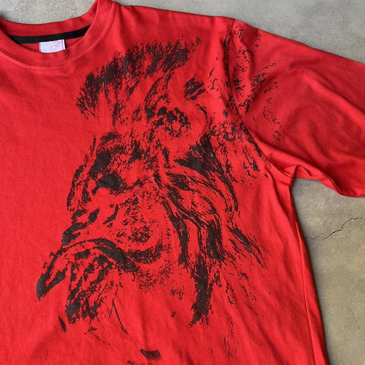 Men's Red and Black T-shirt | Depop