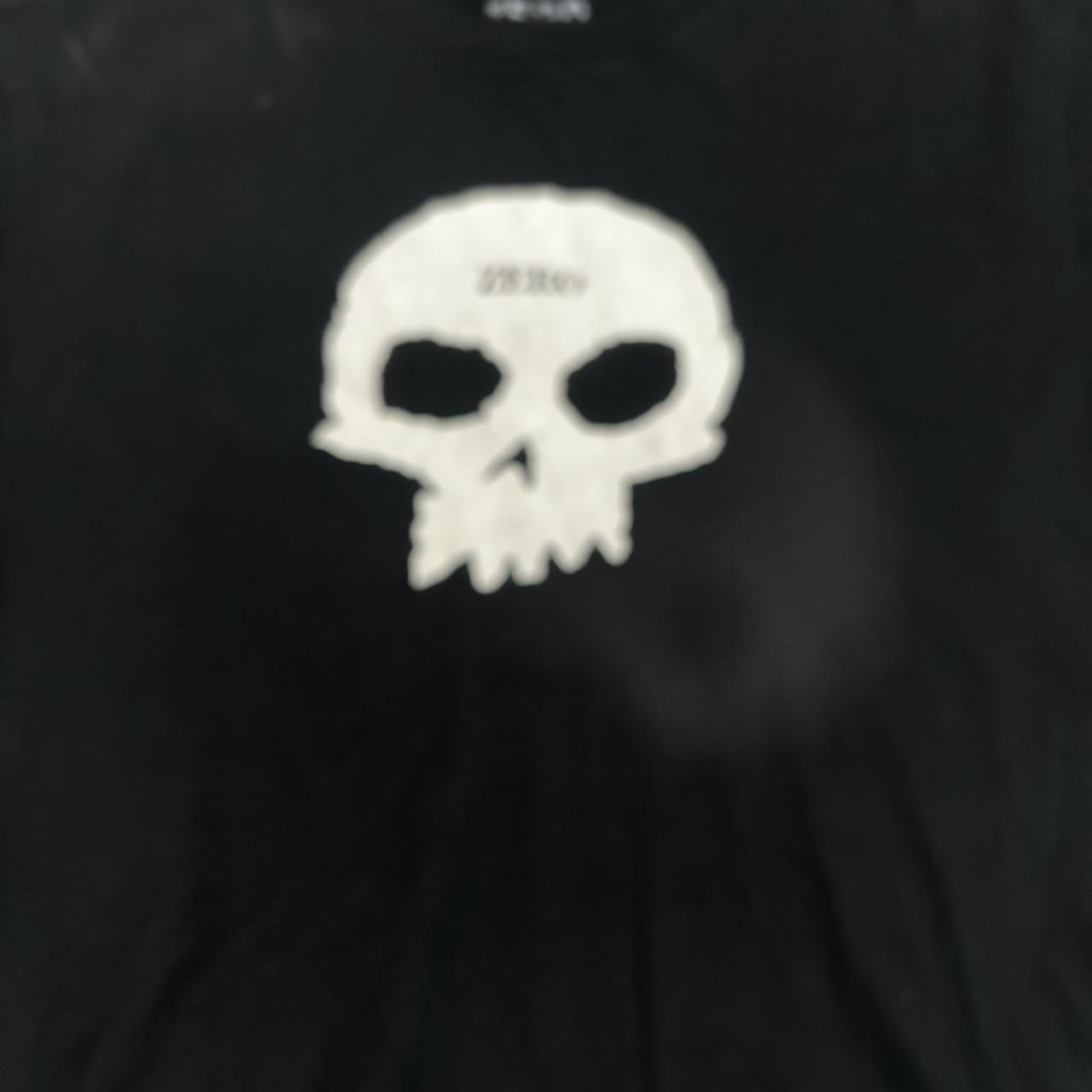 Y2K cyber skull zero gothic tee shirt Rare 2000s... - Depop