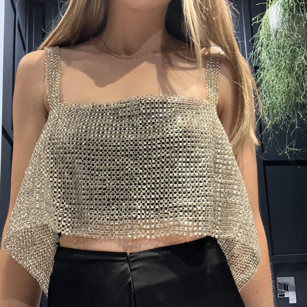 Absolutely stunning Ziah the label diamonte beaded... - Depop