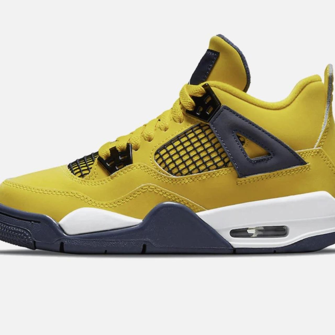 Air Jordan 4 Retro Lightning Size 6 Message before... - Depop