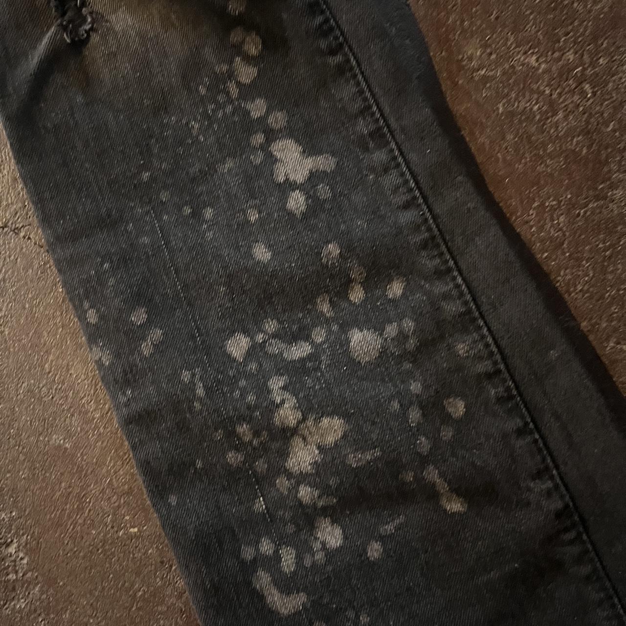 Number (N)ine Men's Grey and Black Jeans | Depop