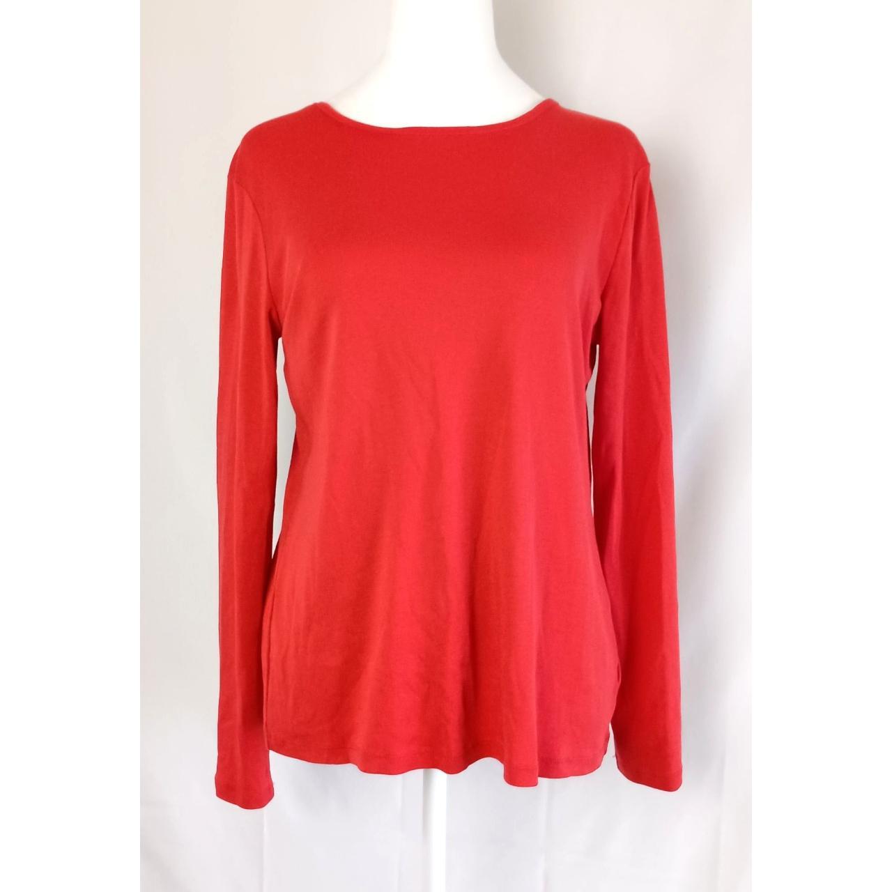 Introducing the Talbots Tee in a vibrant red,... - Depop