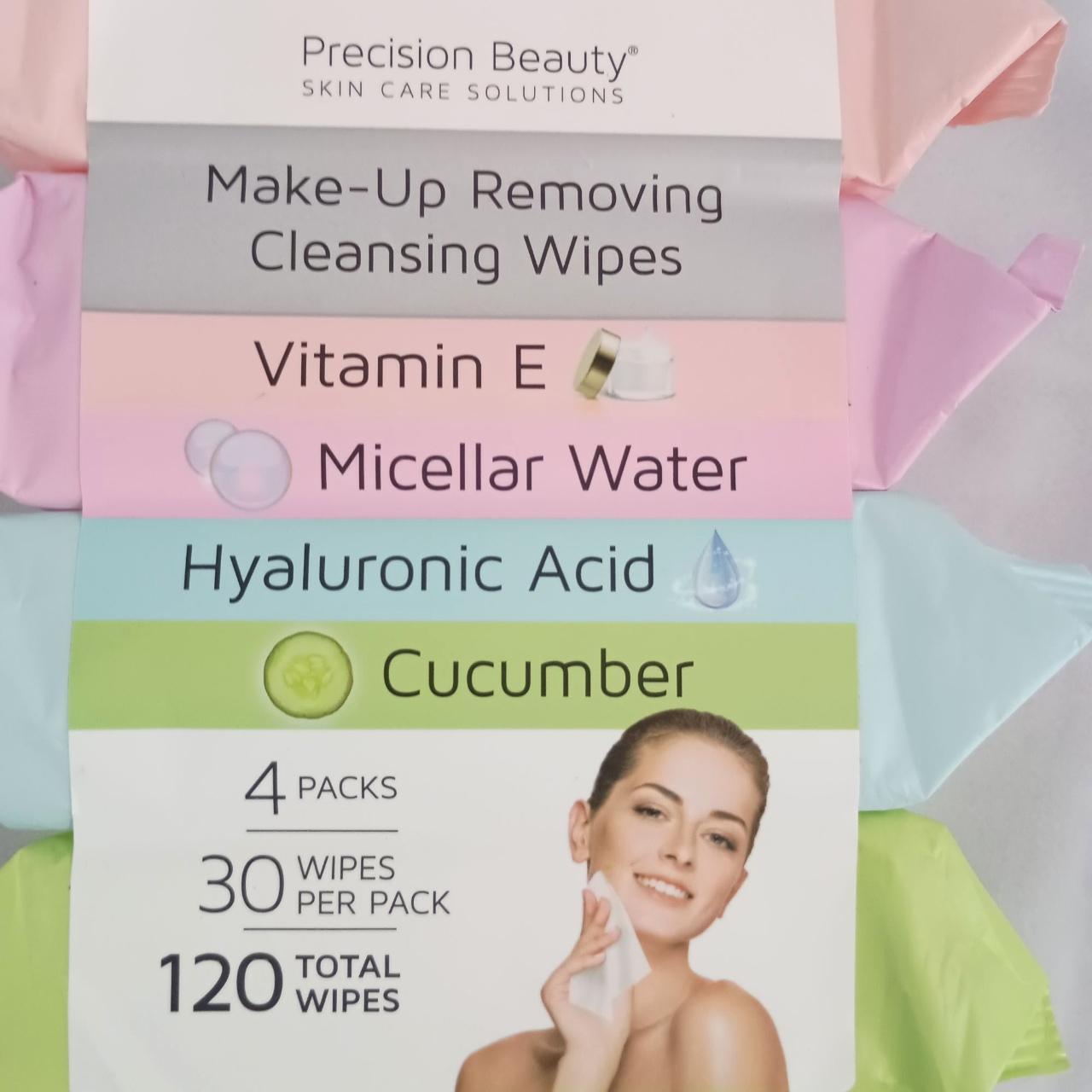 Precision Beauty 4 pack cleansing wipes Hyaluronic... - Depop