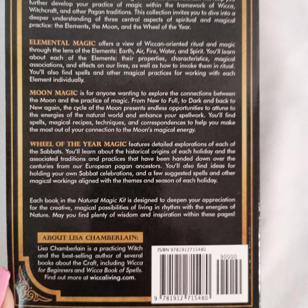 Wicca Natural Magic Kit Sun Moon Elements 3 books in... - Depop