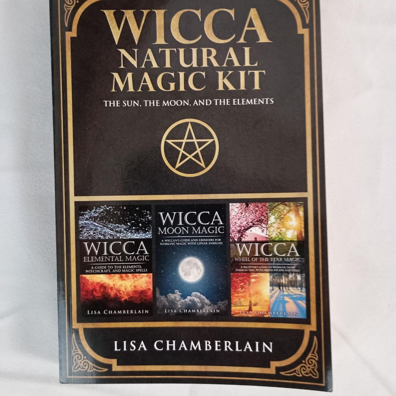 Wicca Natural Magic Kit Sun Moon Elements 3 books in... - Depop