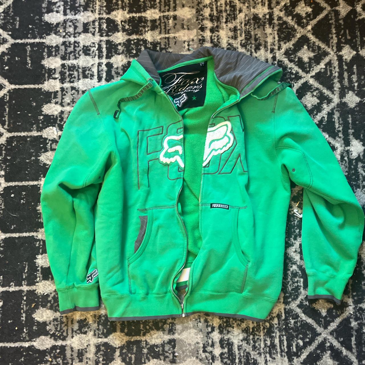 Vintage Fox Zip Up / hoodie Great quality... - Depop