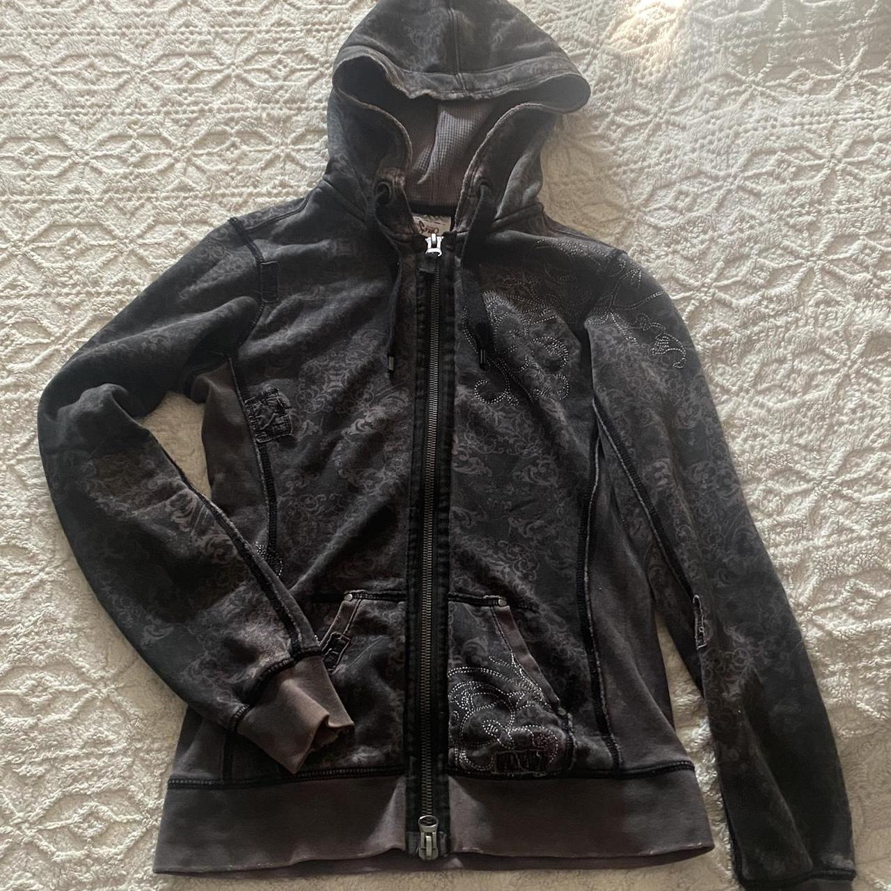 TRIPLE FIVE SOUL Y2K ZIP UP JACKET in perfect... - Depop