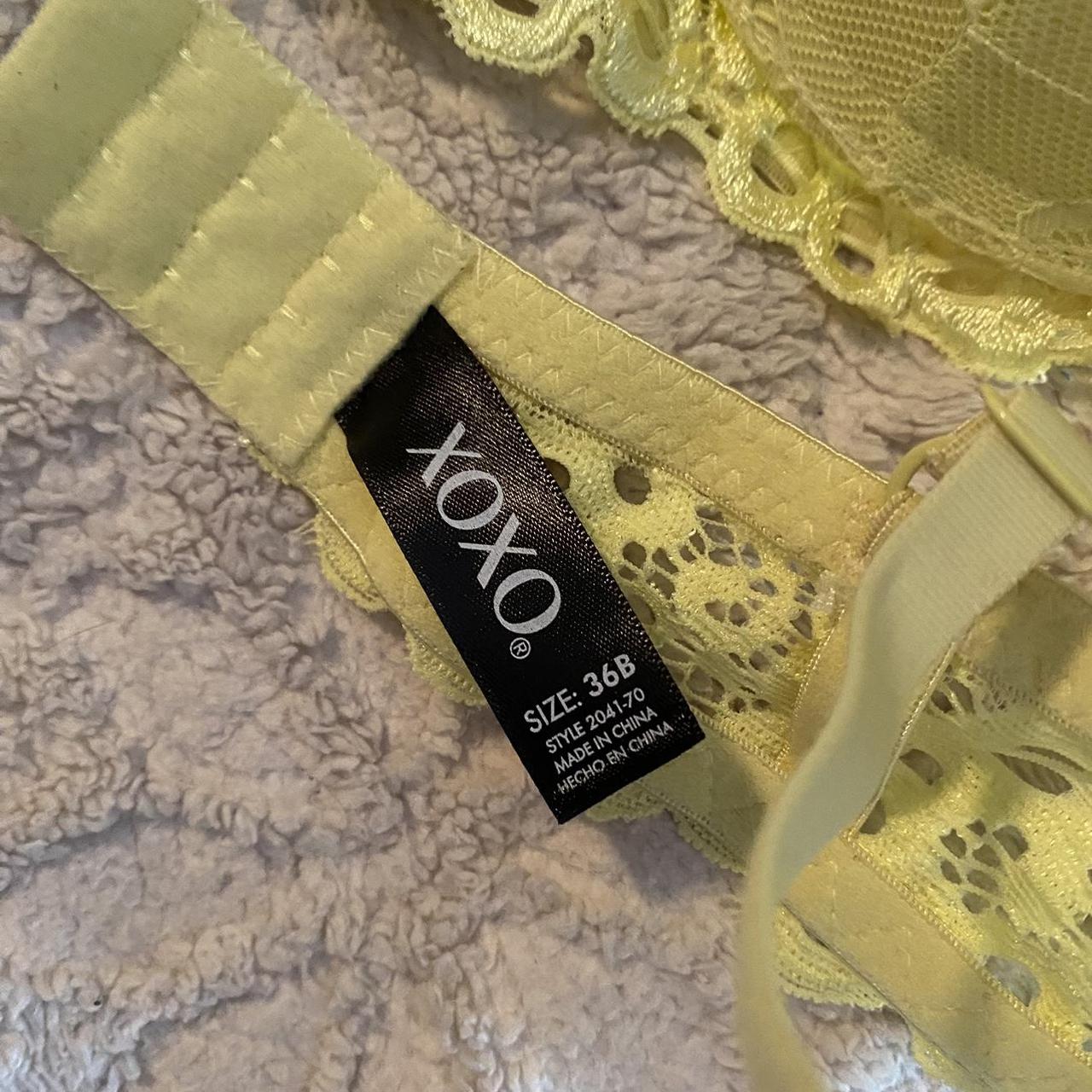 YELLOW PUSH UP BRA super push up! in great... - Depop