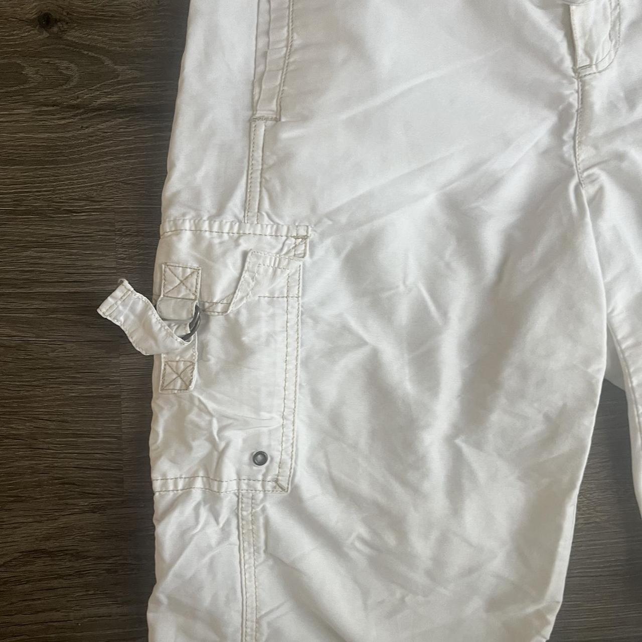 Vintage white cargo capris. Brand is... - Depop