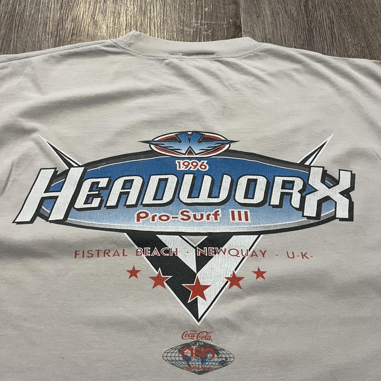 Vintage HeadWorx T-shirt 1990’s HeadWorx... | Depop