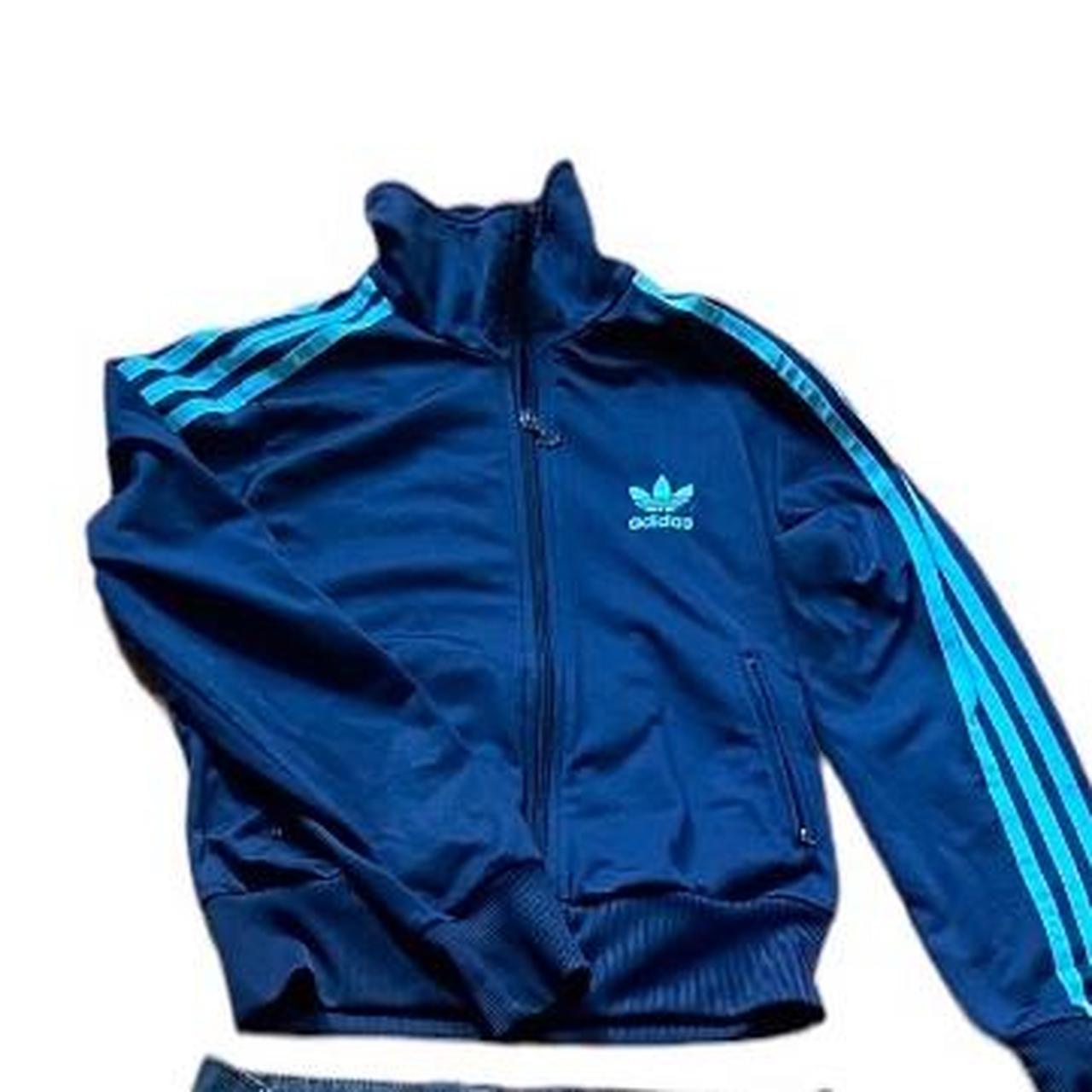 Adidas Jacke Blau - Depop