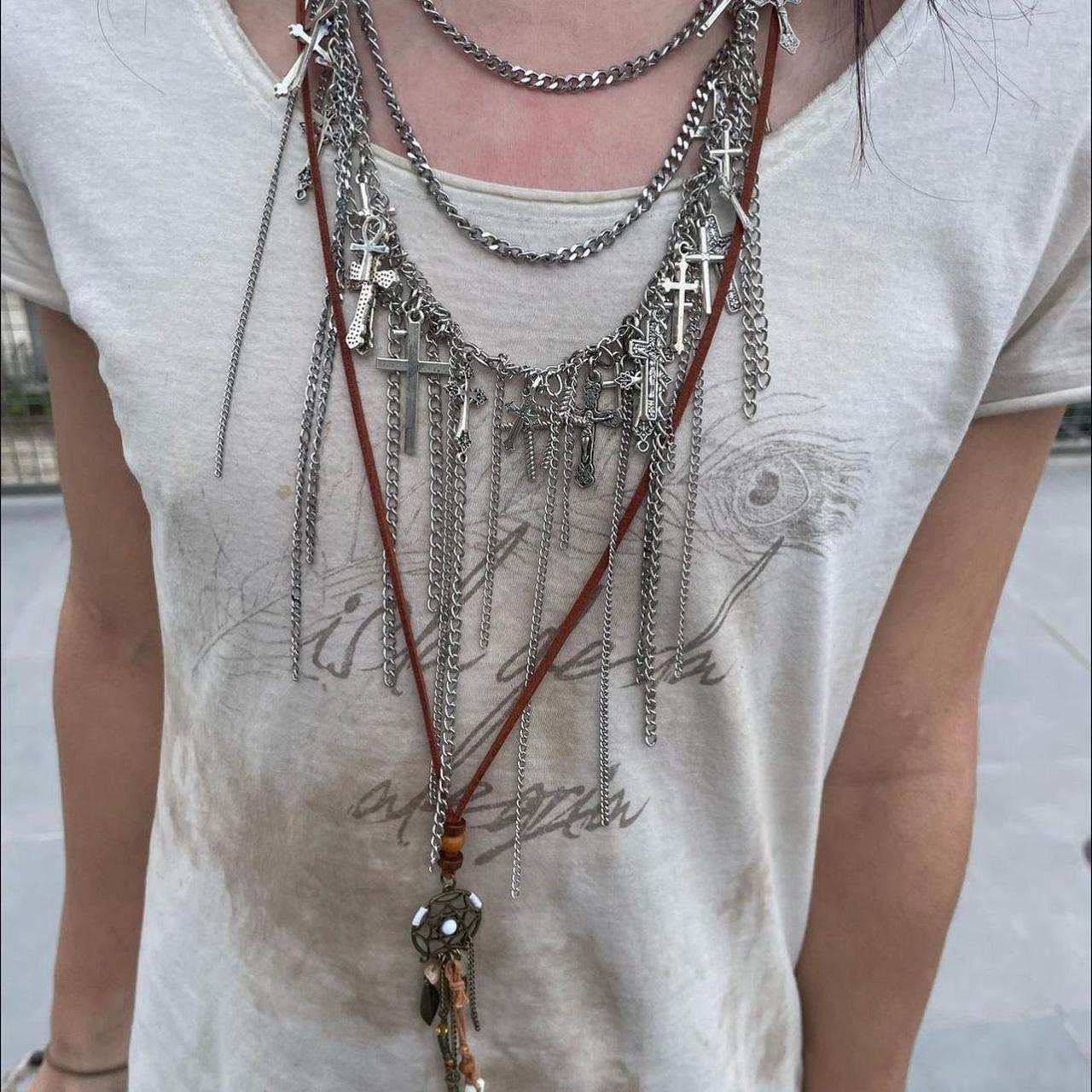 Gunda style necklaces I made from scratch yk what... - Depop