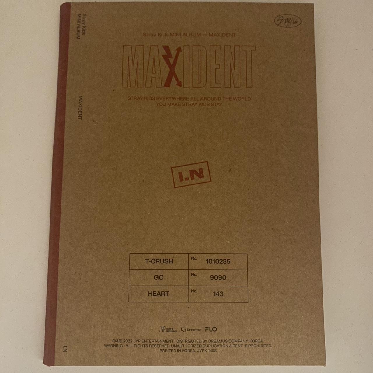 Maxident album case Ver: I.N can add lee know pc for... - Depop