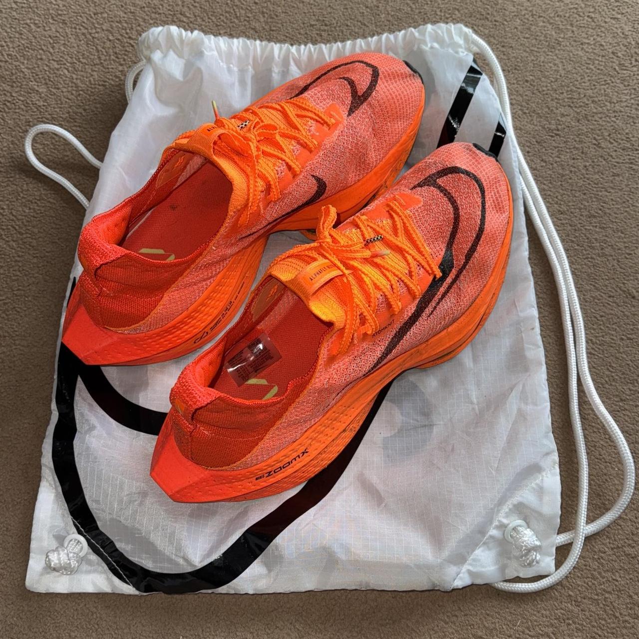 Nike Alpha Fly Orange Size 10.5 Great trainers only... - Depop