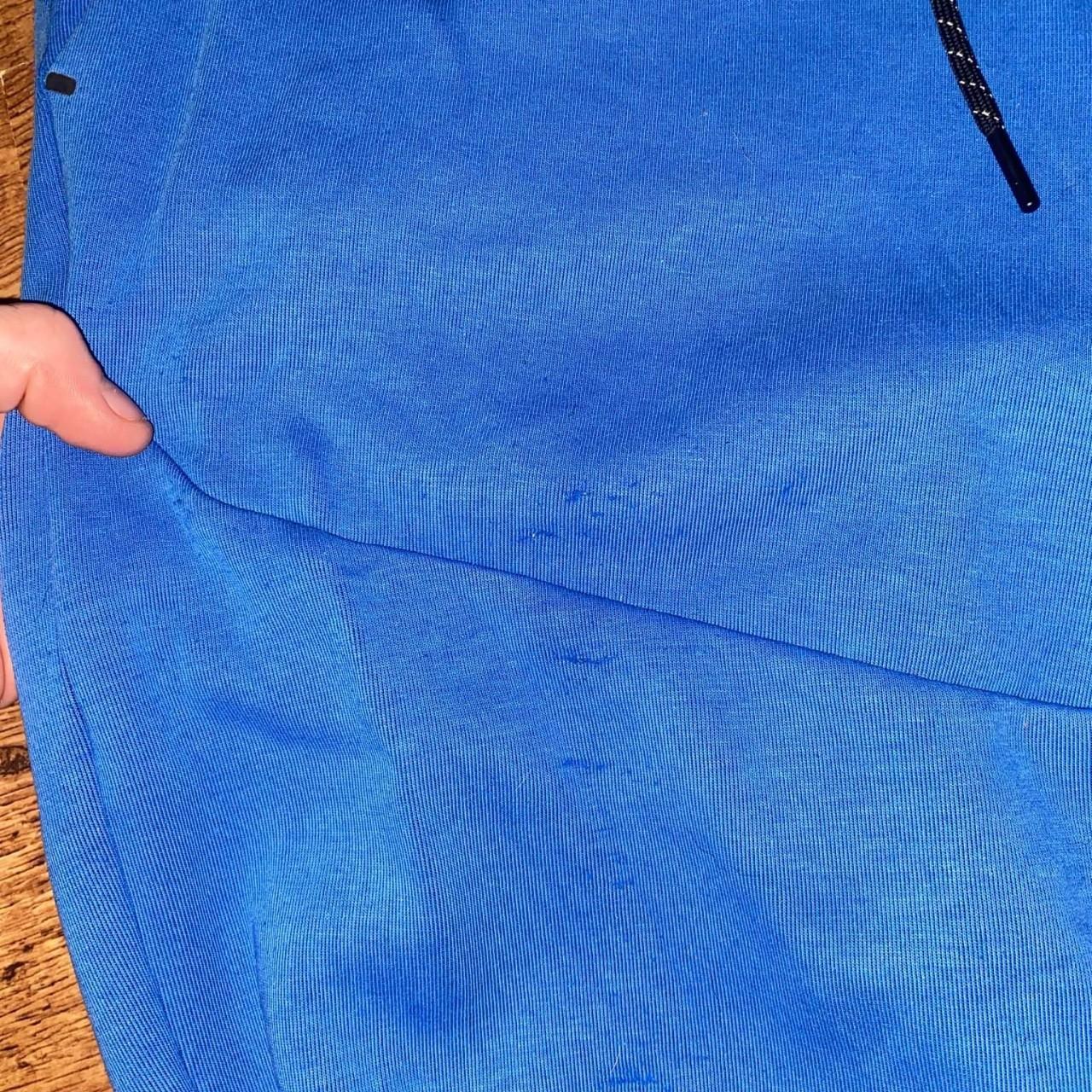 - signal blue old season nike tech fleece joggers... - Depop