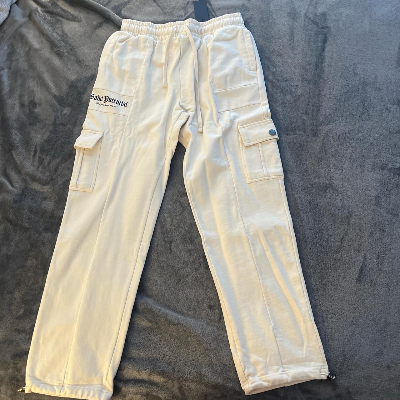 Large Saint Potential Tan/Beige Cargo... | Depop