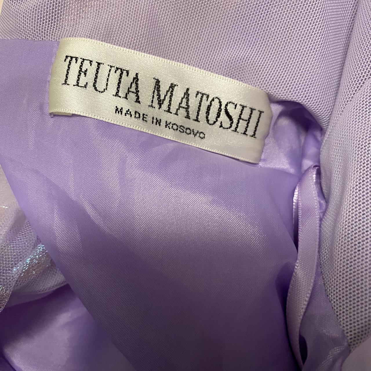 authentic teuta matoshi “lavender hearty dress,”... - Depop
