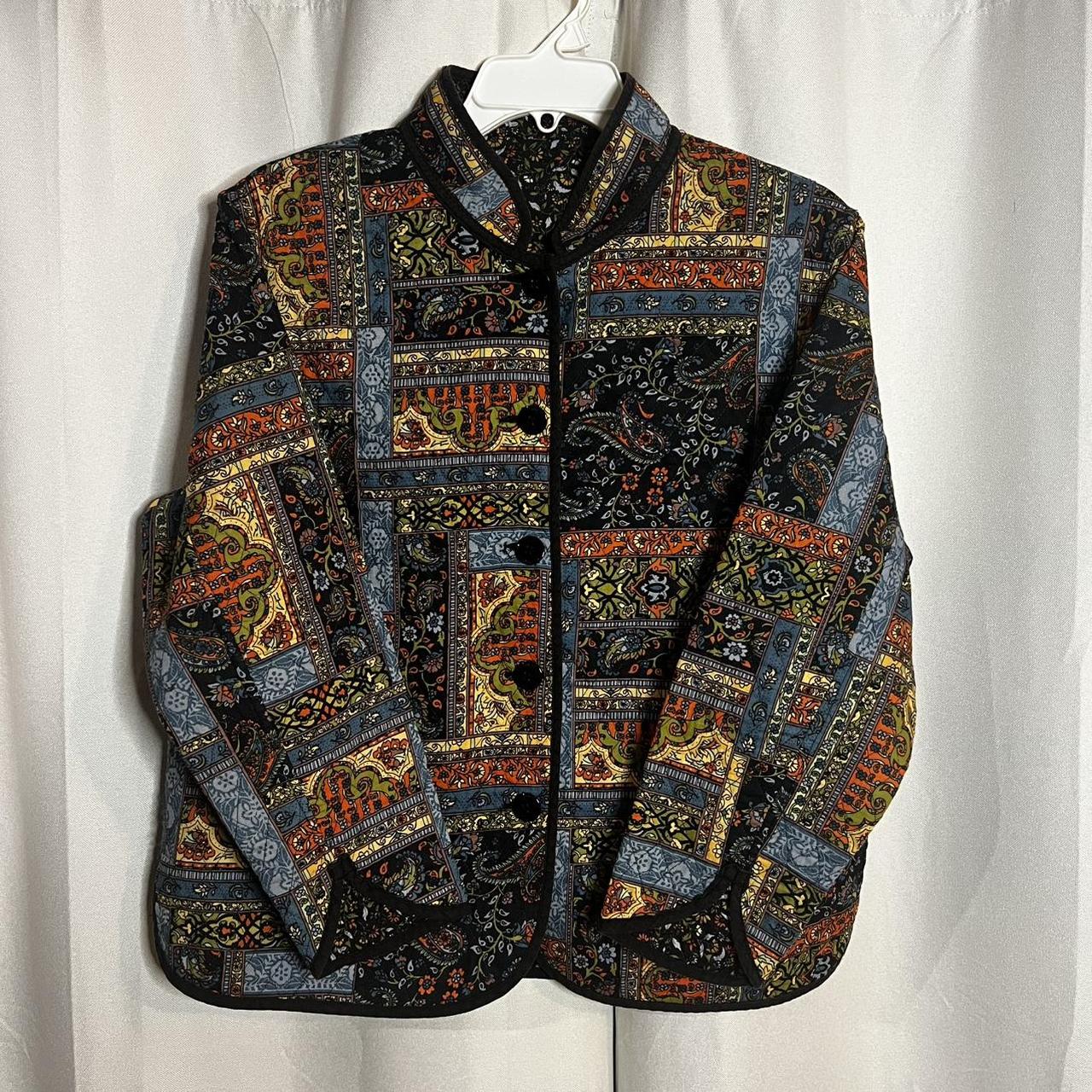 Used item with loose threads and fraying at collar.... | Depop